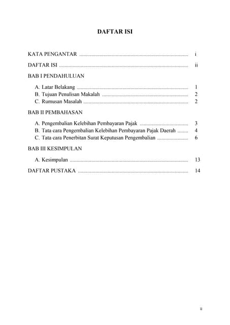 Daftar isi ayu | PDF