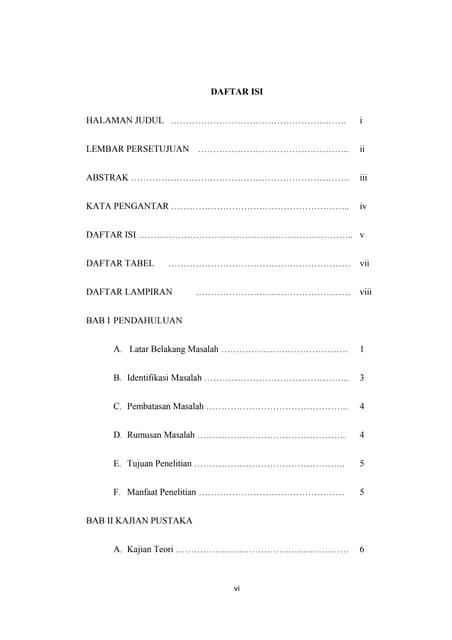 Daftar isi | PDF