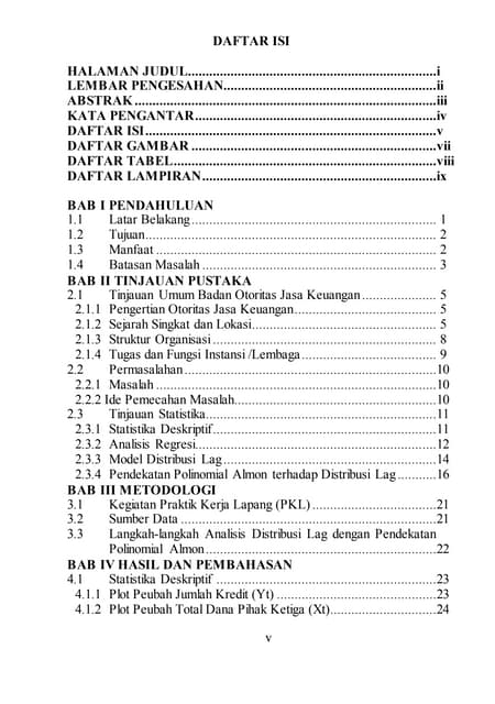 Daftar isi | PDF