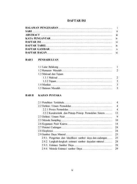Tugas daftar isi | PDF