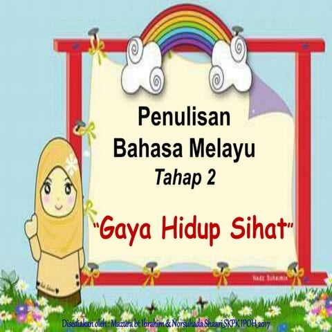 Penulisan UPSR Bahagian A, B & C_Gaya hidup sihat | PPT