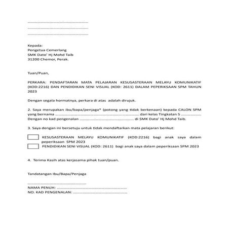 Manual format dan contoh penulisan esei berformat | PDF