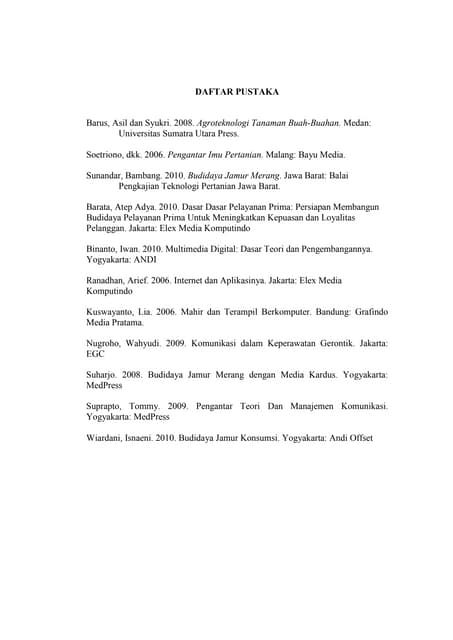 Daftar pustaka | DOC