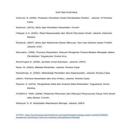 Daftar pustaka | RTF