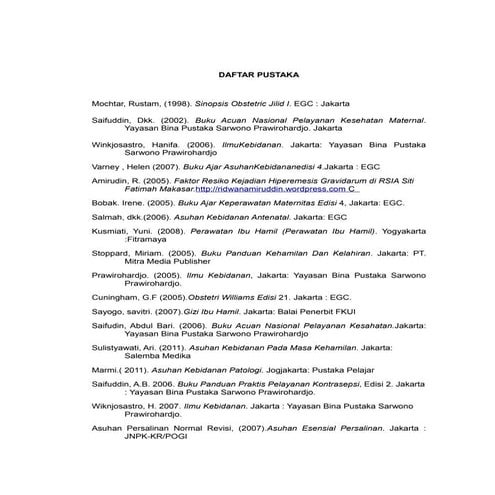 Daftar pustaka | RTF