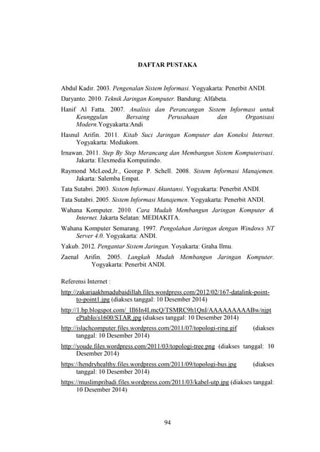 Daftar pustaka | DOC