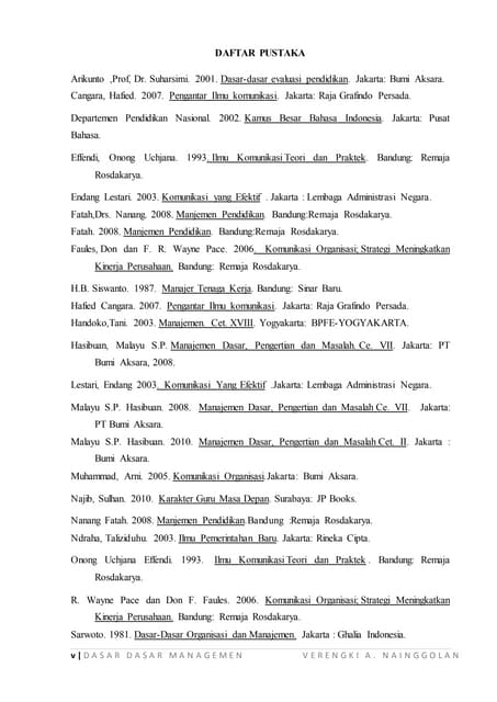 Daftar pustaka | PDF