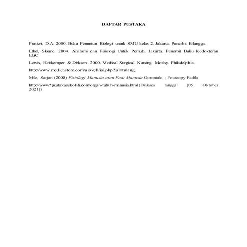 Daftar pustaka | PDF