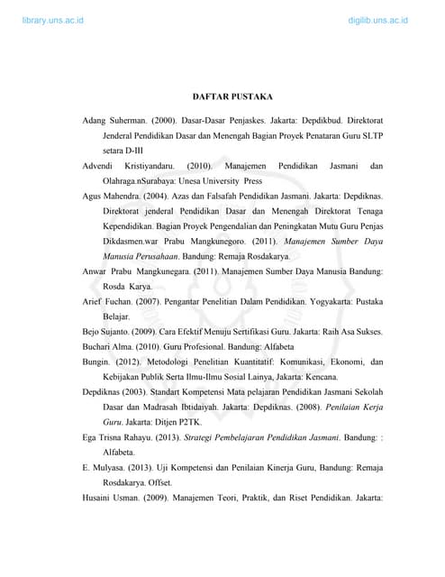 Proposal Penelitian "Kemampuan Membaca Tabel dan Diagram" Daftar pustaka | PDF