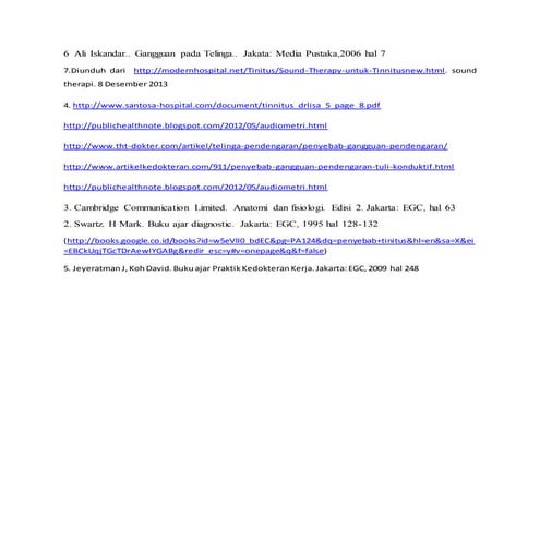 Daftar pustaka tht | PDF