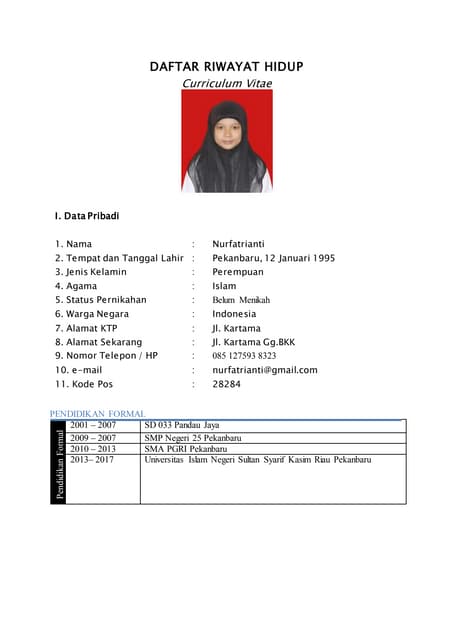 CV Revki Septiansyah Binu | PDF