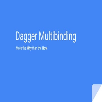 Dagger multibinding | PPT