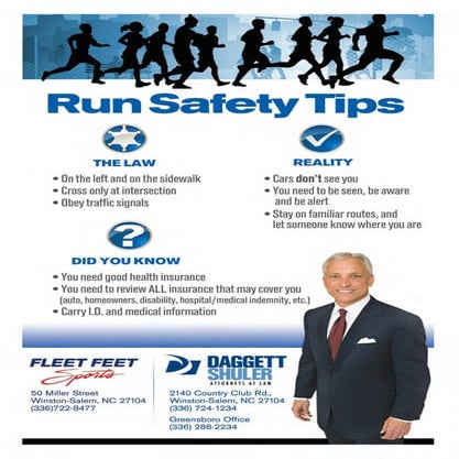 Running Safety Tips | PDF