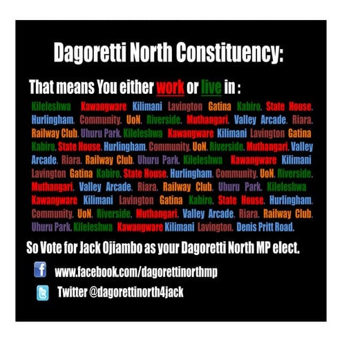 Dagoretti North Constituency - Jack Ojiambo | PPT