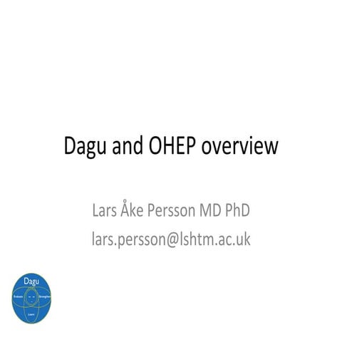 Dagu and OHEP overview - January 2017 | PDF