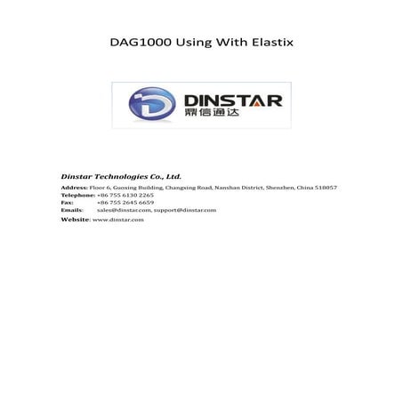 Dag with elastix | PDF
