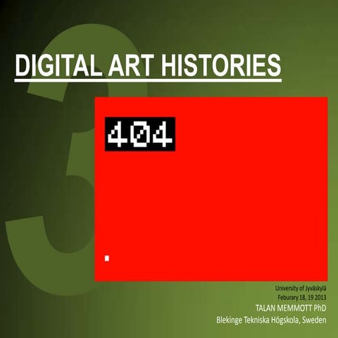 Digital Art History.3 | PPTX