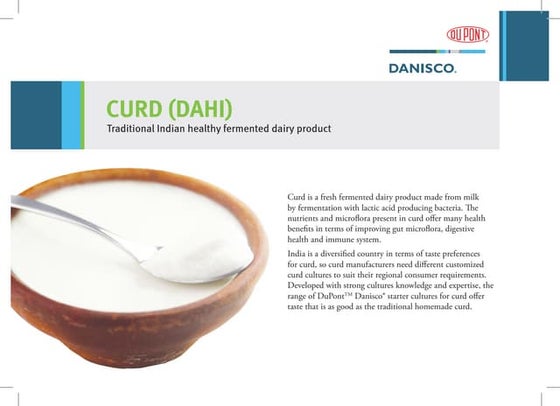 DESSERT YOGURT WITH PROBIOTICS | PPT