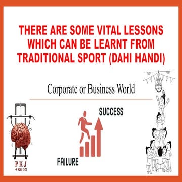 There are some vital lessons which can be learnt from traditional sport ...
