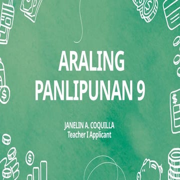 ANG IMPLASYON GRADE 9 SEMI-DETAILED LESSON PLAN | DOCX