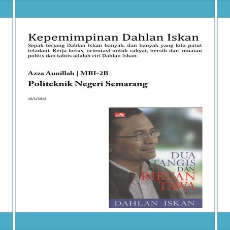 Kepemimpinen Dahlan Iskan | PDF