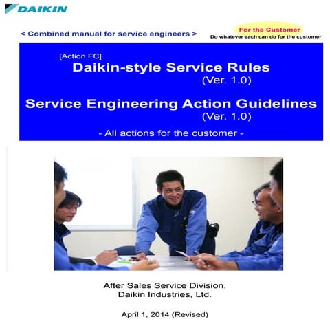 Daikin style service-rules-in_english | PDF