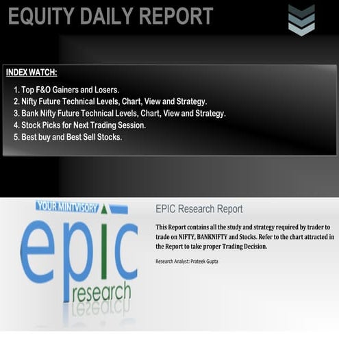 Daily equity-report by epicreserach 5 june 2013 | PPT