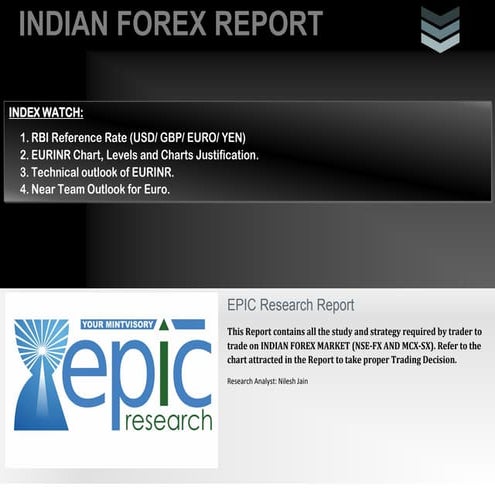 Daily forex-report by epic reseach 9 september 2013 | PPT