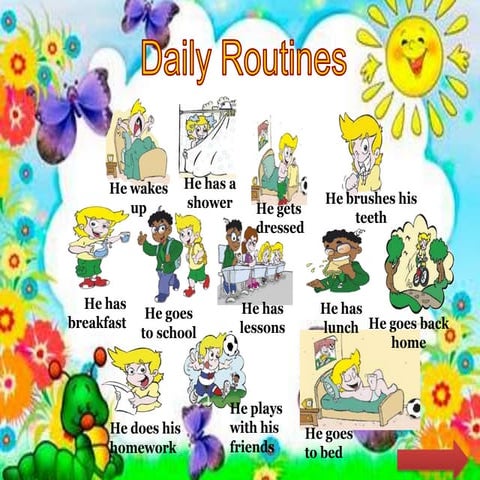 Daily routines | PPTX