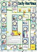 Daily Routine Board Game