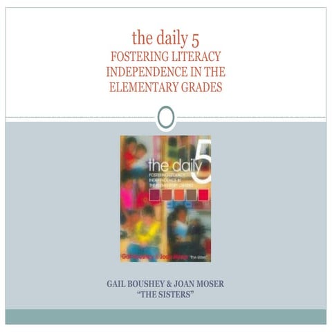 The Daily 5: Wilson School Version | PPT | Homework and Study | Education