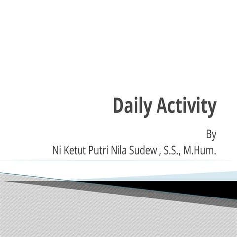 Daily Activities .pptx