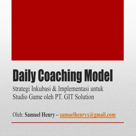 Daily Coaching Model | PDF