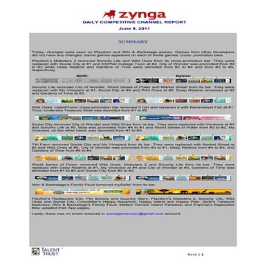 Daily Competitive Channel Report June 9 | PDF