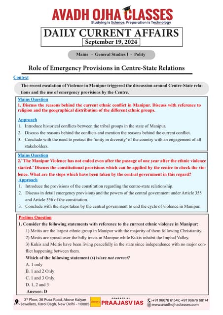 Manipur_Issue_Presentation case study india | PPT