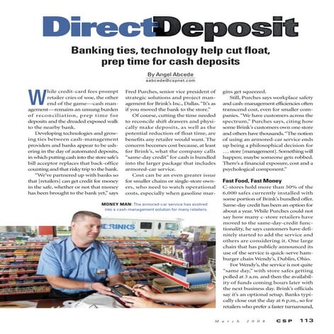 Daily Deposit Article | PDF