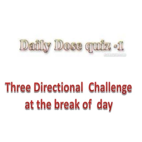 Daily dose quiz 1 | PPTX