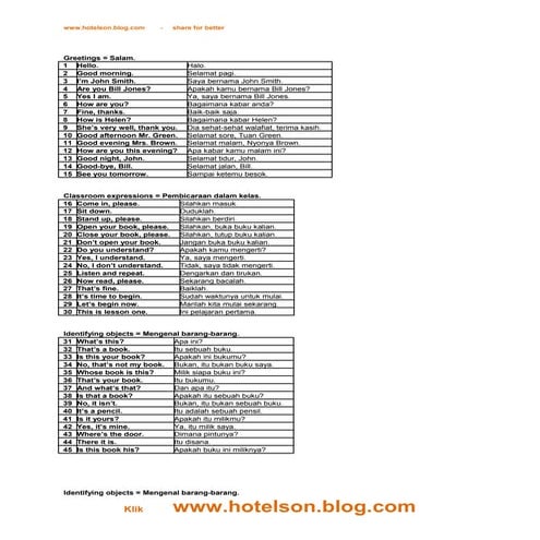 Daily expression (english indo) | DOC