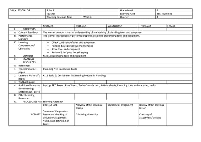 CURRICULUM GUIDE K to 12 CARPENTRY DEPED | PDF