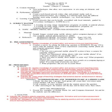 Daily lesson log for demo teaching | PDF