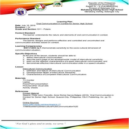 A Detailed Lesson Plan in English (Oral English Verbal and Non-Verbal Communications).pdf