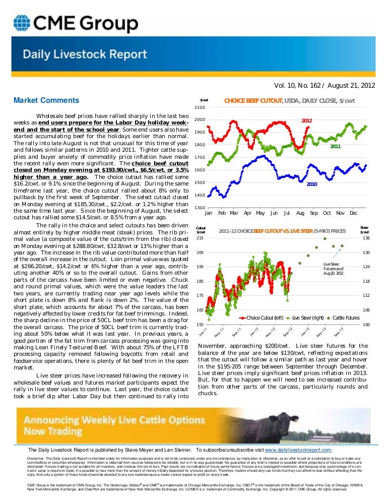 Daily Livestock Report Aug 21 2012 daily-livestock-report-aug-21-2012