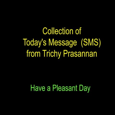 Daily message sms | PPS