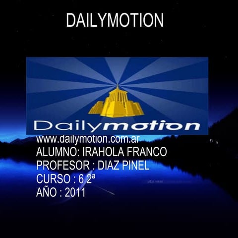 DAILYMOTION | PPTX