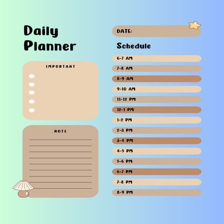 DAILY PLAN, harian yang harus di ikuti u | PDF