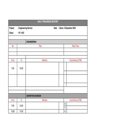 daily report engineering service PT.docx