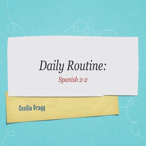 Daily routine | PDF