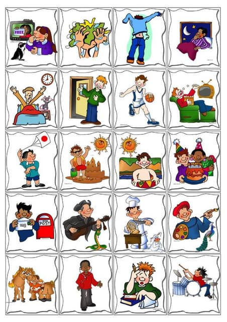 Pictionary daily routines | DOC