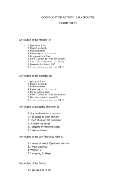 Adverbs of frequency & daily routine A1-A2 | PDF | Dining Out | Food ...