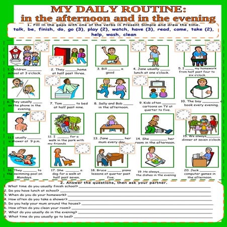 Daily+routine+1[1] | DOC